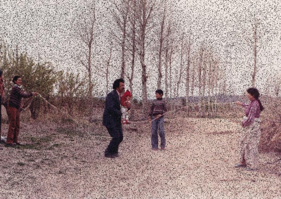 Family Playing in a Village in Iran 80s - Etsy