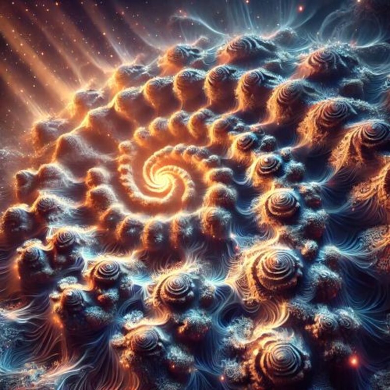 Fractals - 4 Piece Digital Print Collection 16 X 16 in 300DPI - Etsy
