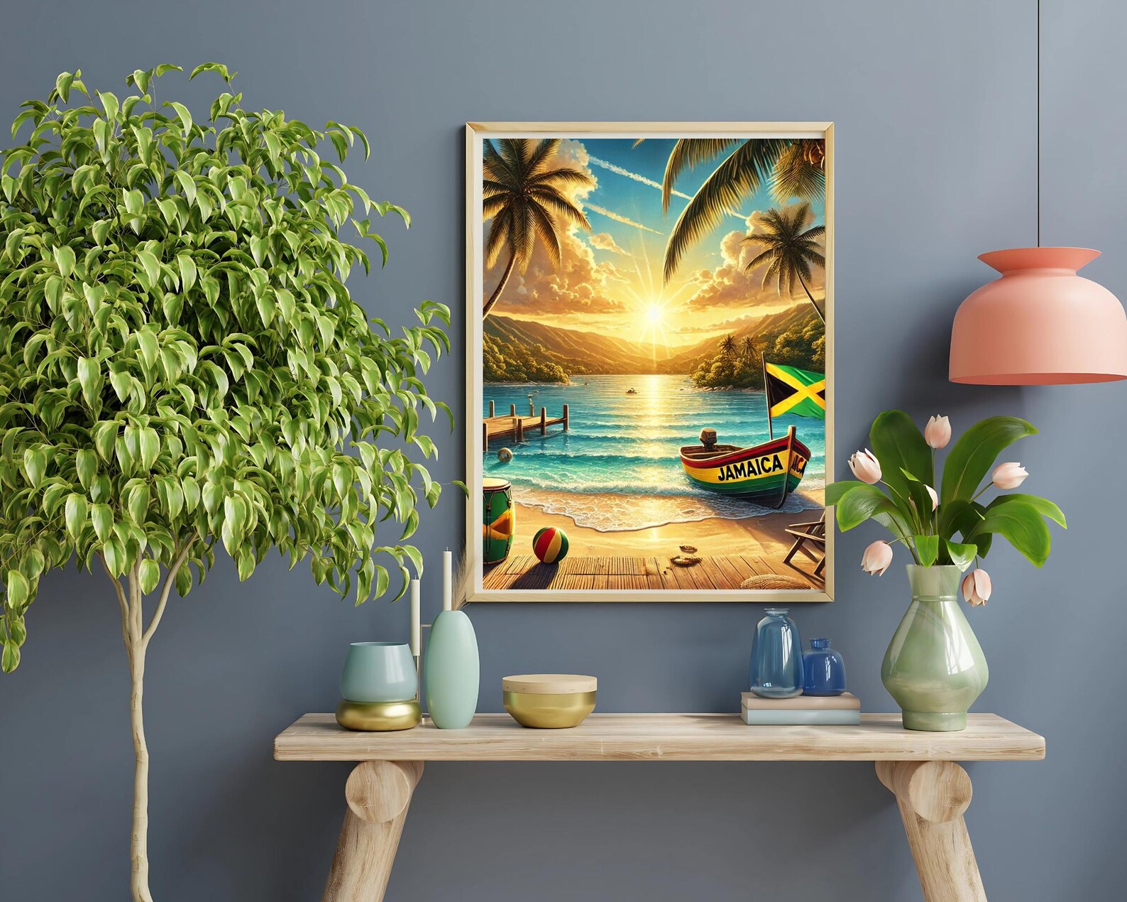 Jamaican Wall Art, Caribbean Art Prints, Jamaica Home Decor, Reggae ...