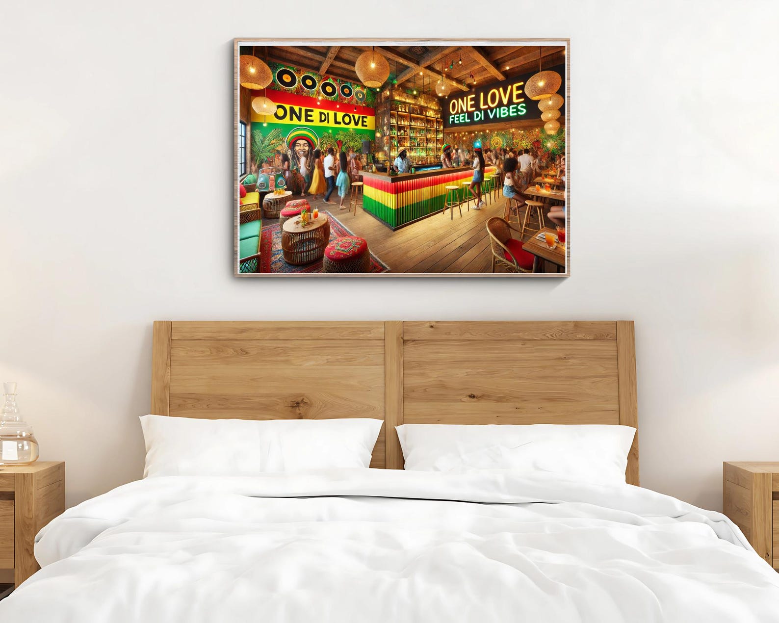 Jamaican Bar Design, Reggae-themed Bar, Bamboo Bar Counter, Live Reggae ...