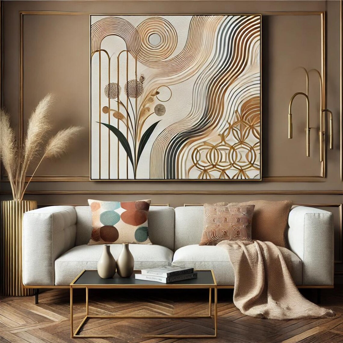 Modern Wall Art, Living Room Decor, Home Interior Design, Stylish Wall ...