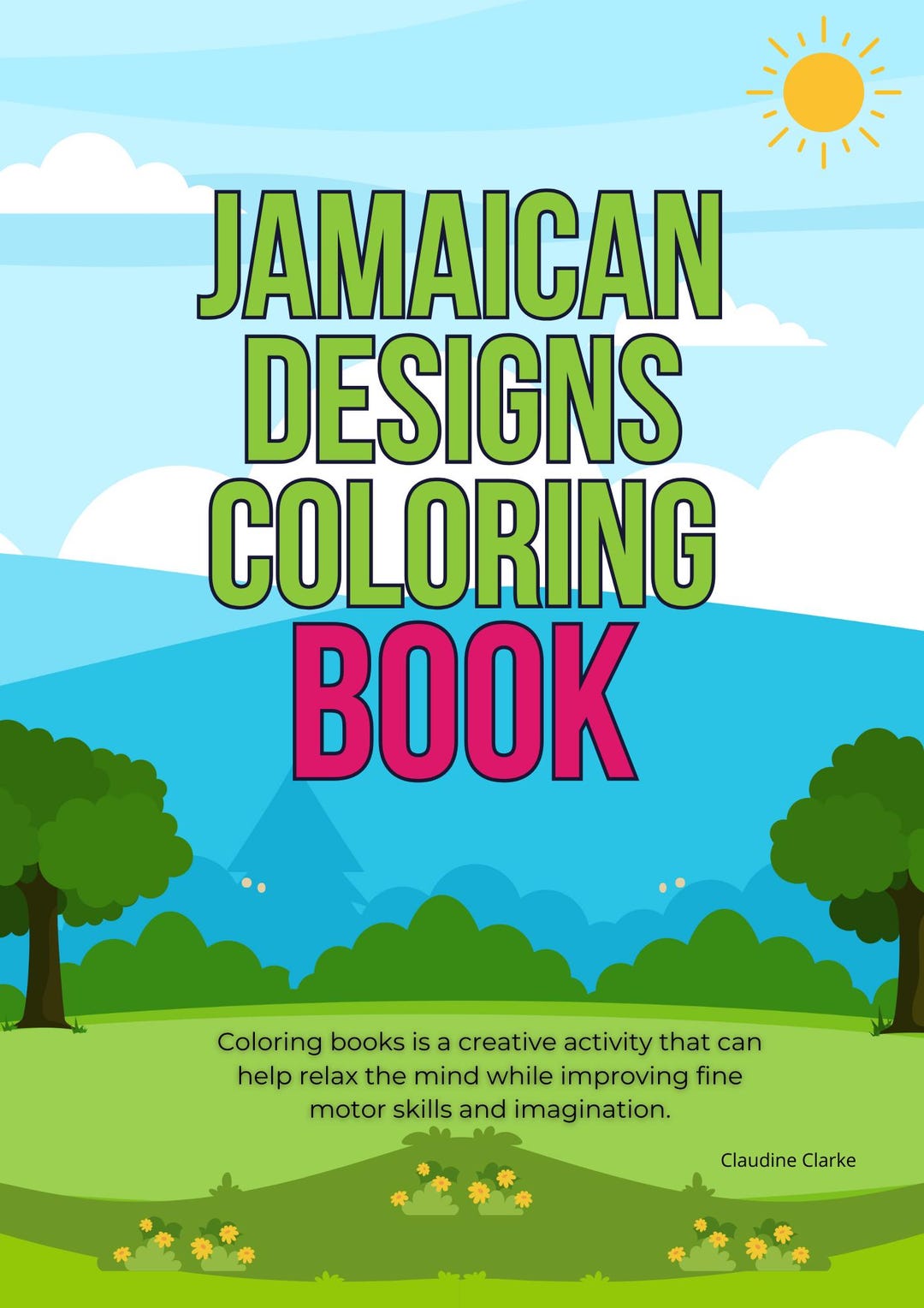 Jamaican, Coloring, Design Book, Beach, Hotel, Reggae Music, Waterfalls ...