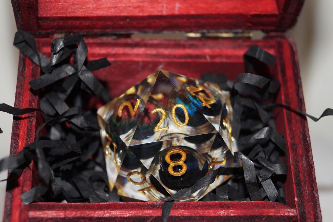35mm Crystal D20 Dice – Only 20 Available – Limited Edition Giant D20 ...