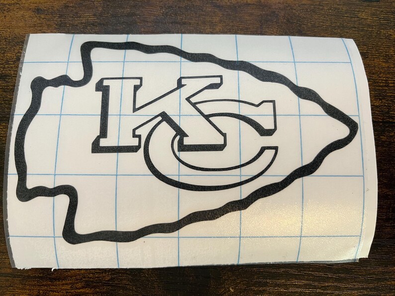 Kansas City Chiefs Window Sticker Decal - Etsy