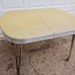 Vintage Retro Formica Chrome Dinette Dining Kitchen Table Yellow With ...