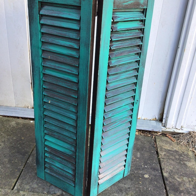 Turquoise Shutters - Etsy