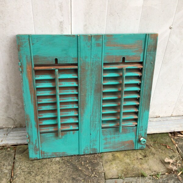 Turquoise Shutters - Etsy