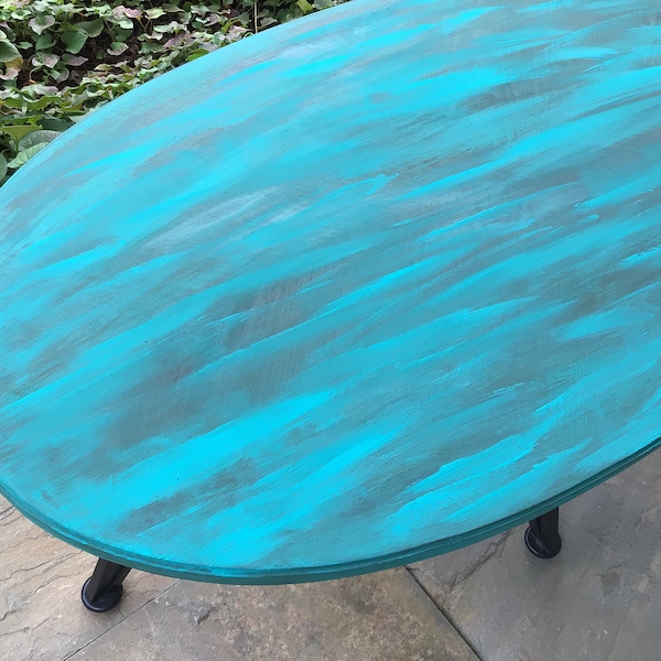 Distressed Table - Etsy