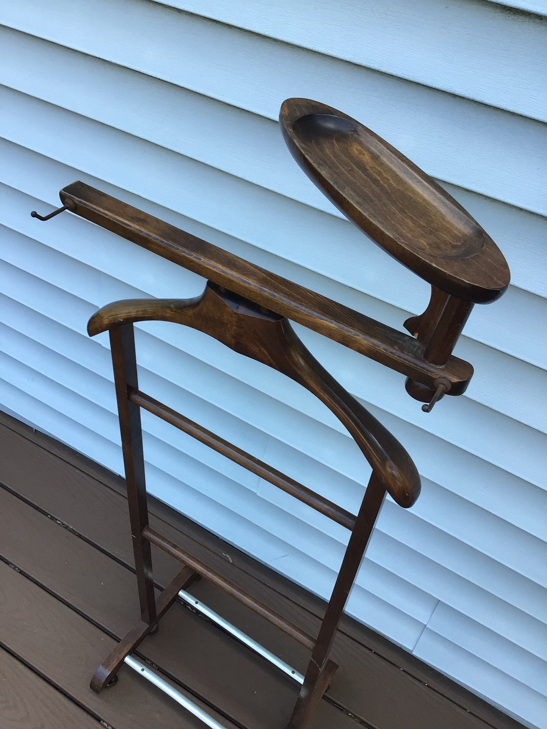 Vintage Antique Wood Butler Valet Stand - Etsy
