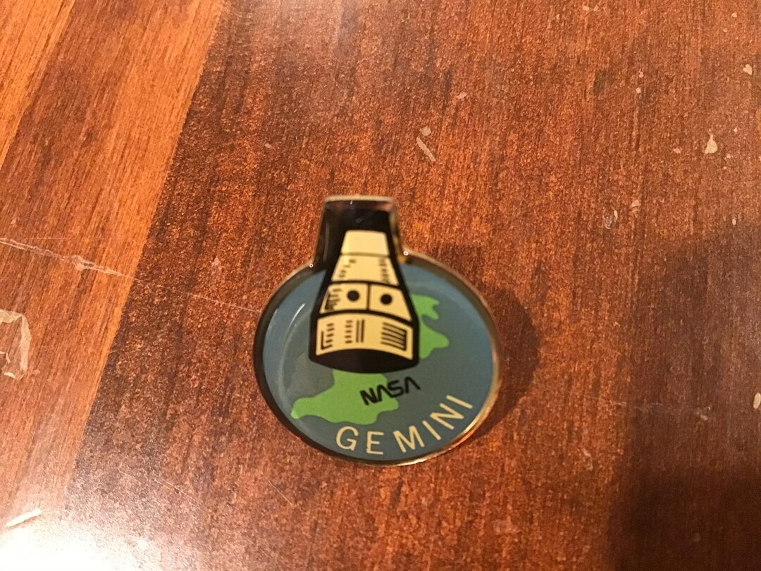 NASA Space Shuttle Vintage Gemini Pin - Etsy