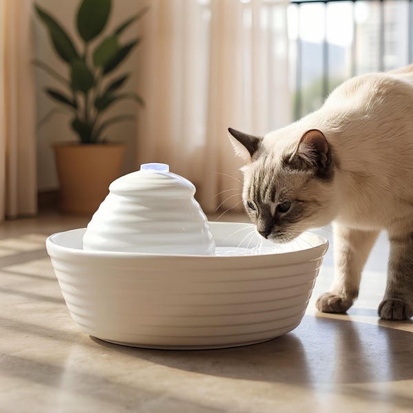 Cat Fountain - Etsy
