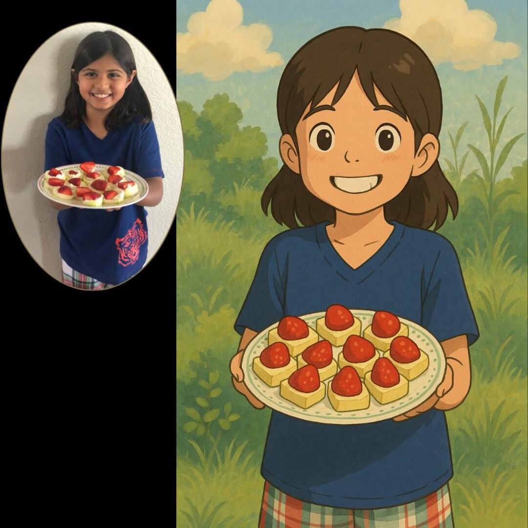 Personalized Ghibli Style Portrait From Photo, Custom Studio Ghibli ...