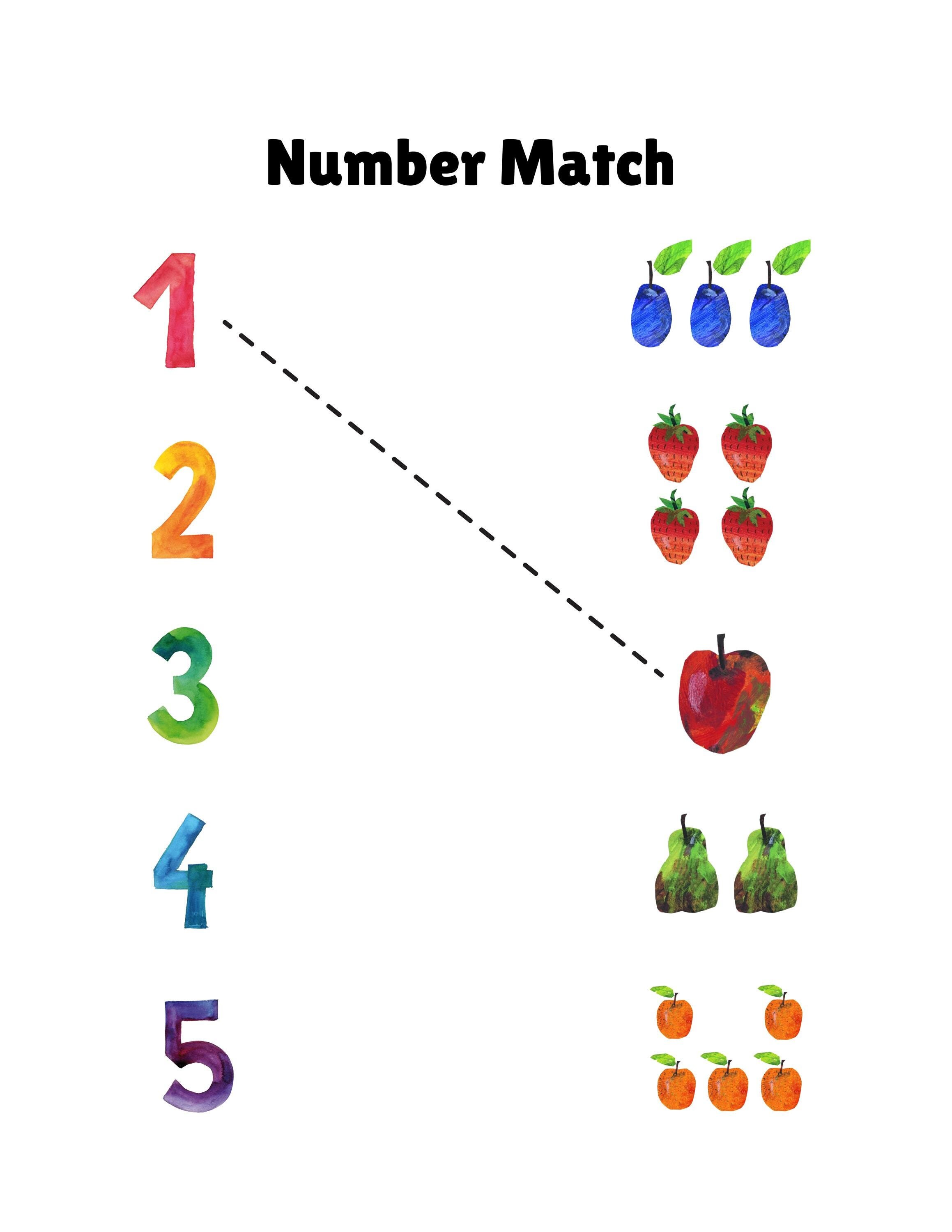 The Very Hungry Caterpillar, Preschool Activity, Kindergarten Activity ...