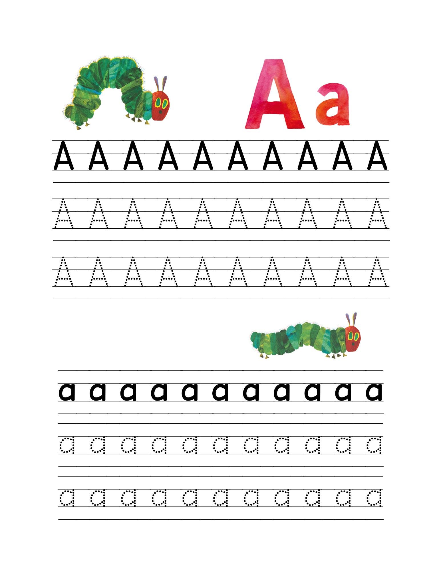 The Very Hungry Caterpillar, Preschool Activity, Kindergarten Activity ...