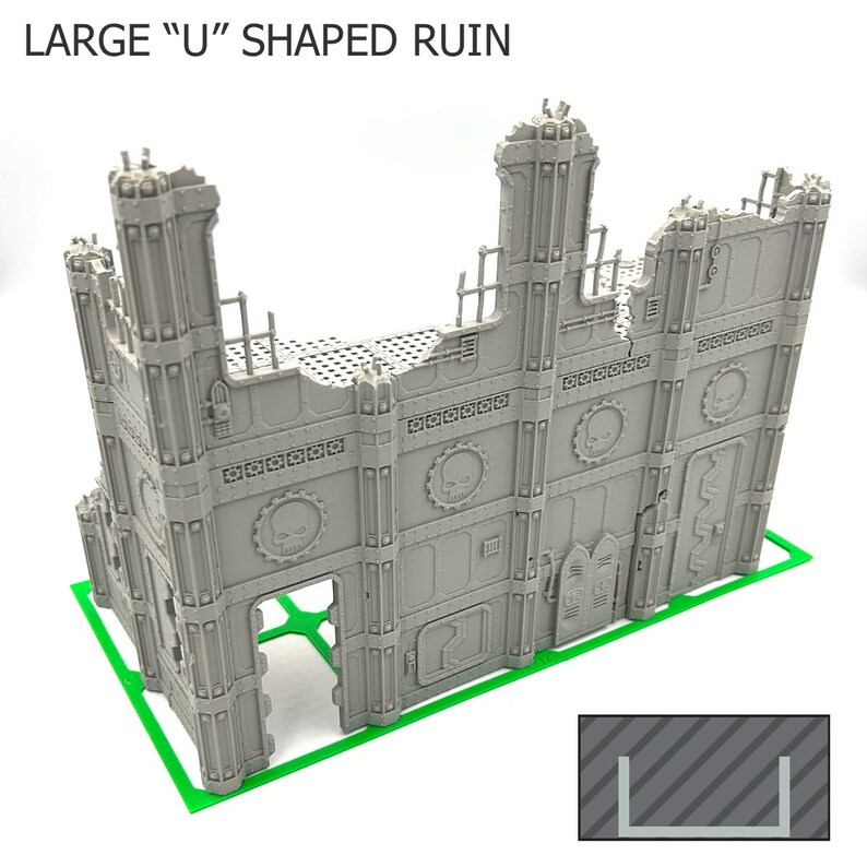 40k Terrain Set: 10th Edition Industrial Ruins Chapter Approved ...