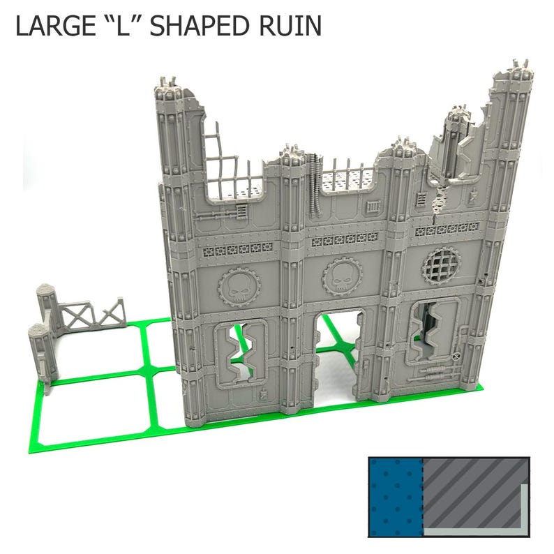40k Terrain Set: 10th Edition Industrial Ruins Chapter Approved ...