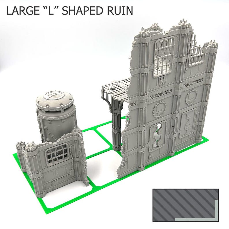40k Terrain Set: 10th Edition Industrial Ruins Chapter Approved ...