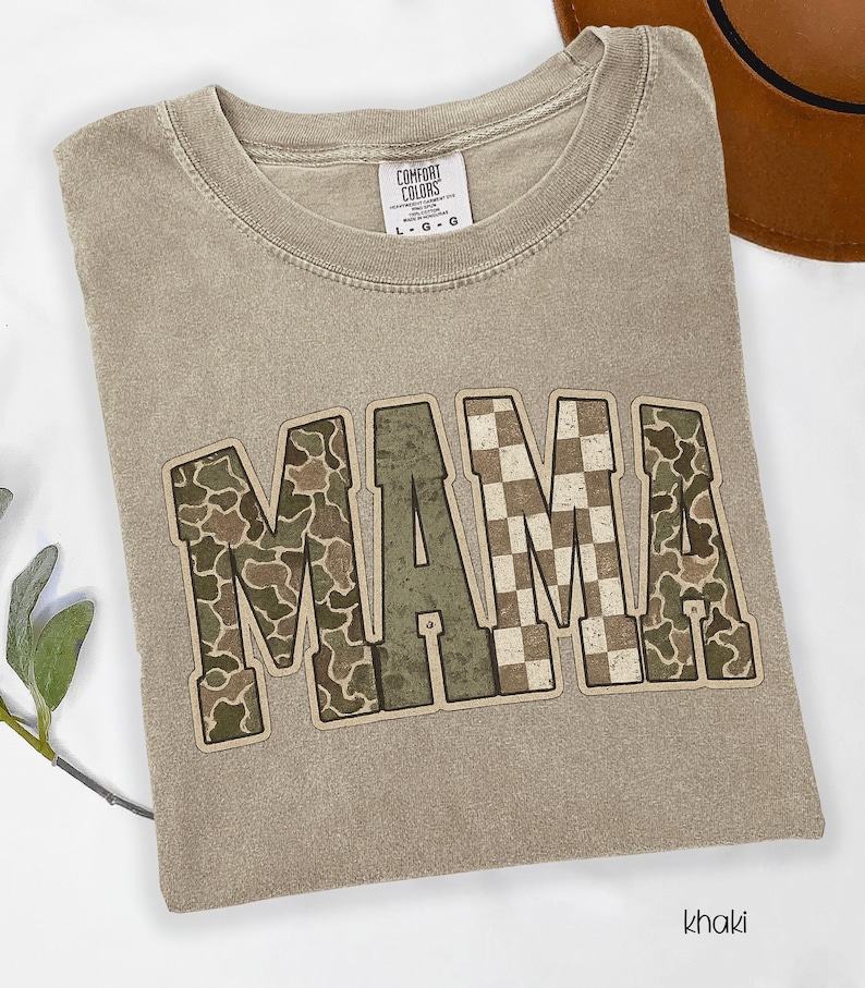 Comfort Colors Camouflage Mama T-shirt, Gift for Mom, Hunting Mom Gift ...