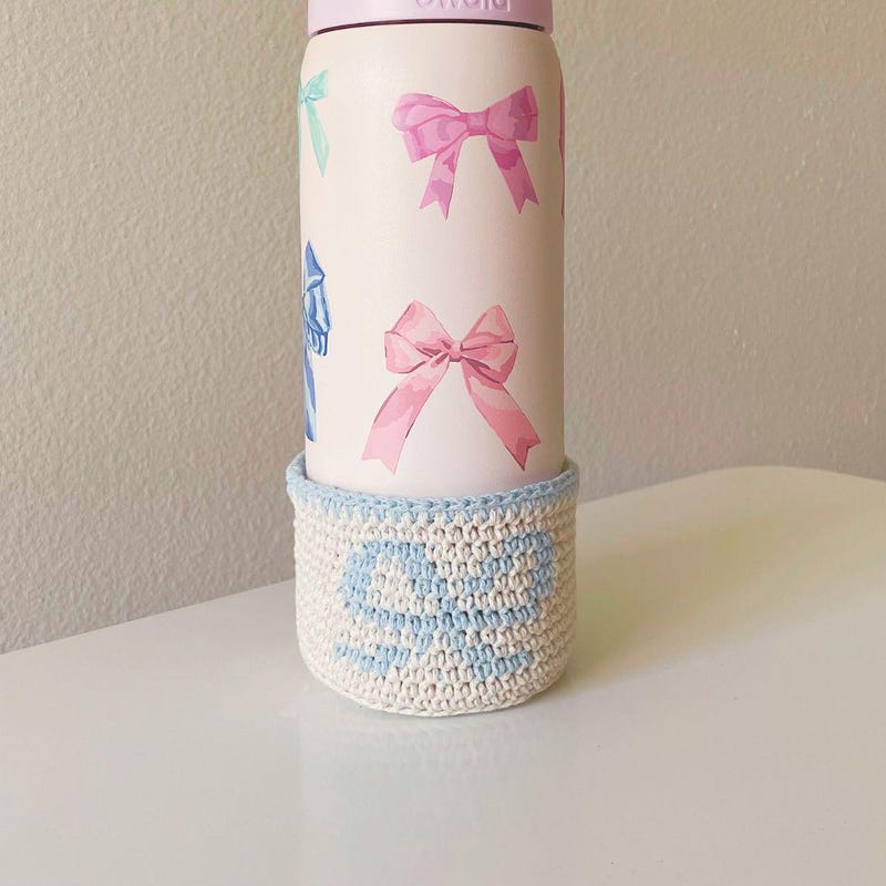Blue Bow Owala Water Bottle - Etsy UK