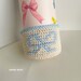 Bow Crochet Water Bottle Boot, Owala Accessory, Tumbler Accessory ...