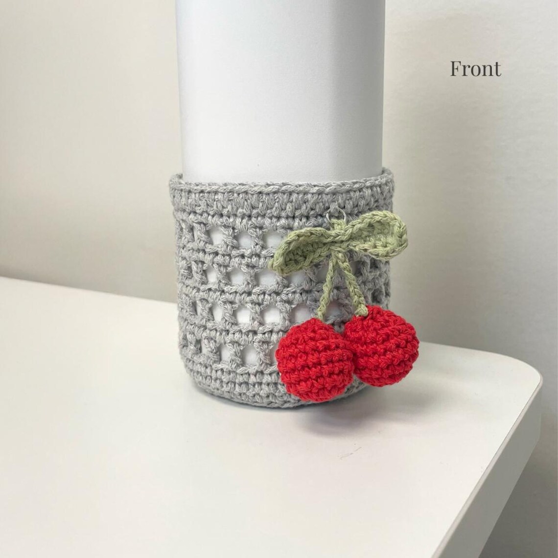 Crochet Cherry Water Bottle Boot: Owala Tumbler Accessory - Etsy