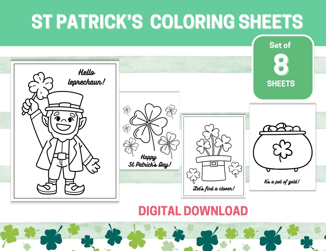 St Patricks Day Coloring Pages, Kids St Patricks Day Coloring Pages for ...