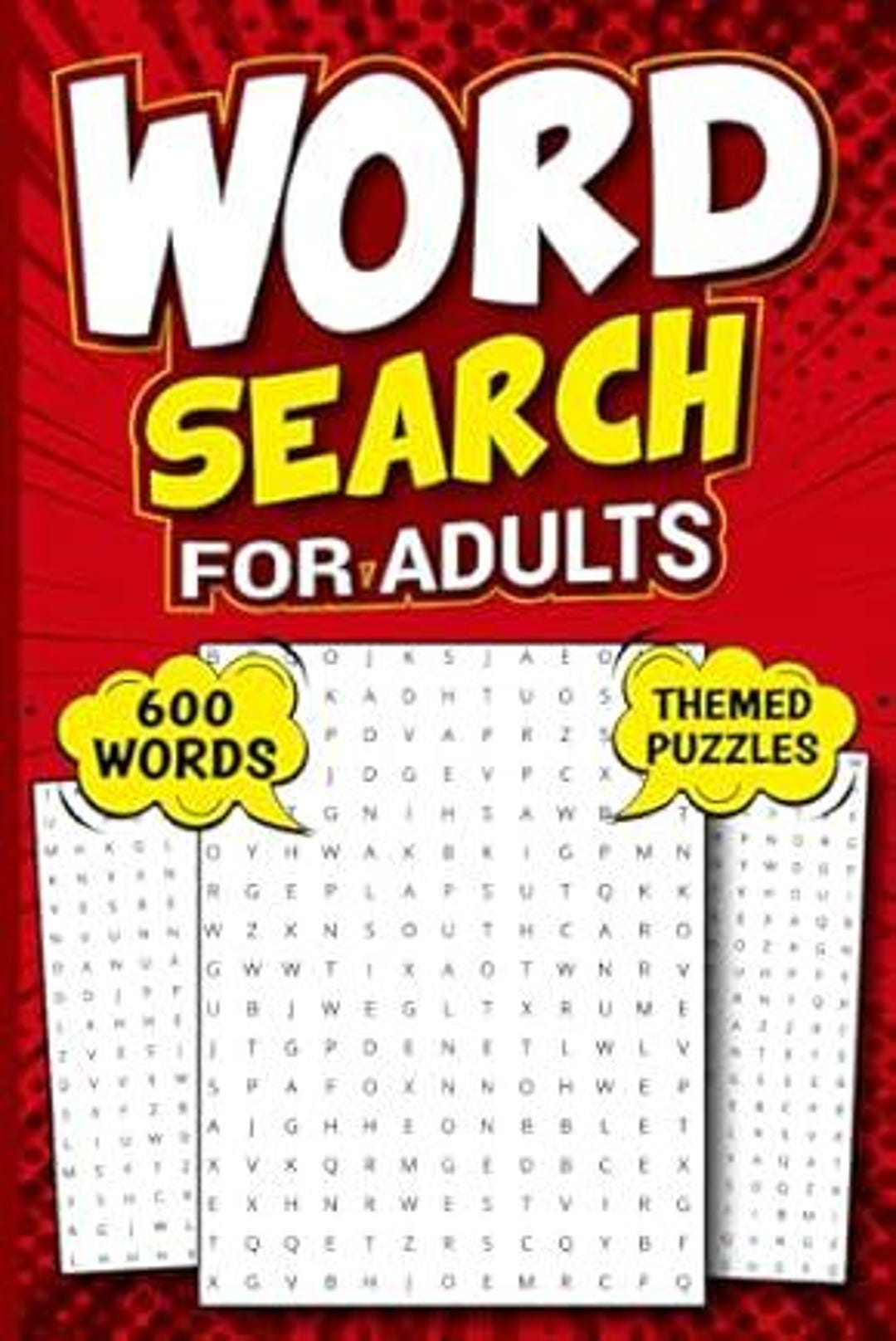 Word Search for Adults: Word Search With Easy to Read Print [6x9 Inches ...