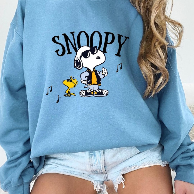 Snoopy Sweatshirt - Etsy