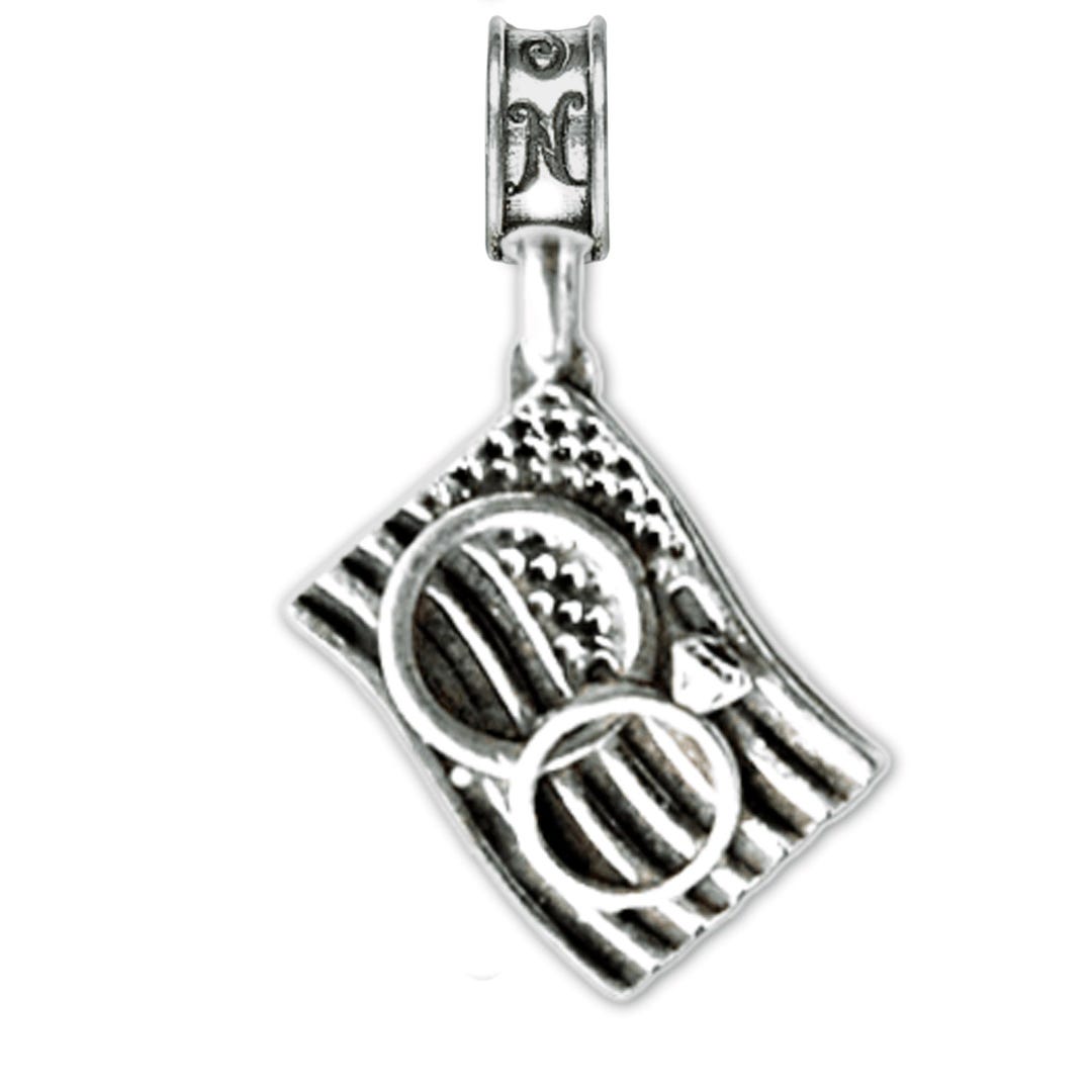 We Also Serve Sterling Silver Military Charm - Etsy