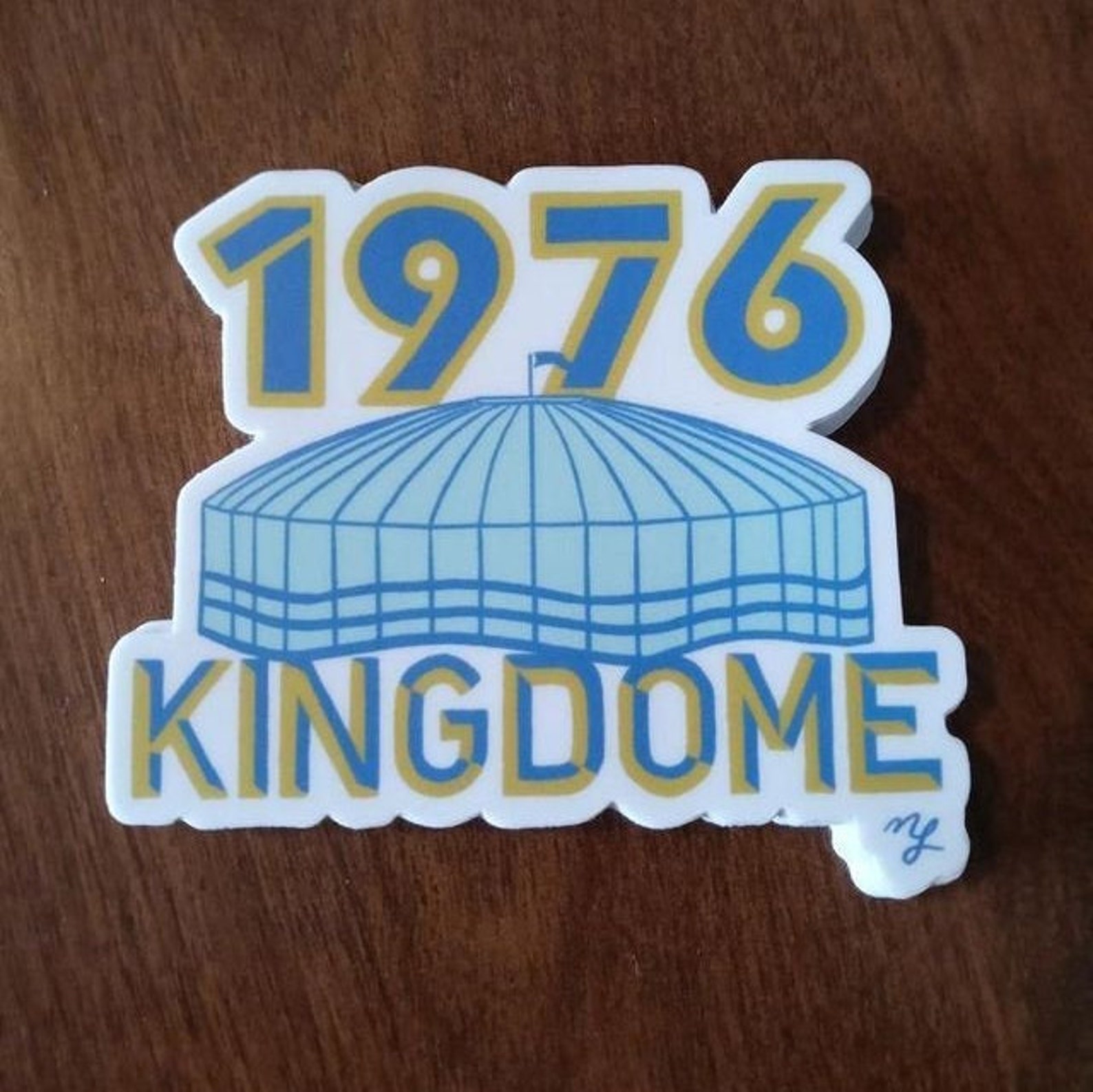 1976 Seattle Kingdome 3 X 3 Sticker - Etsy