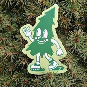 Happy Tree Forest Friends 3" X 3" Sticker - Etsy