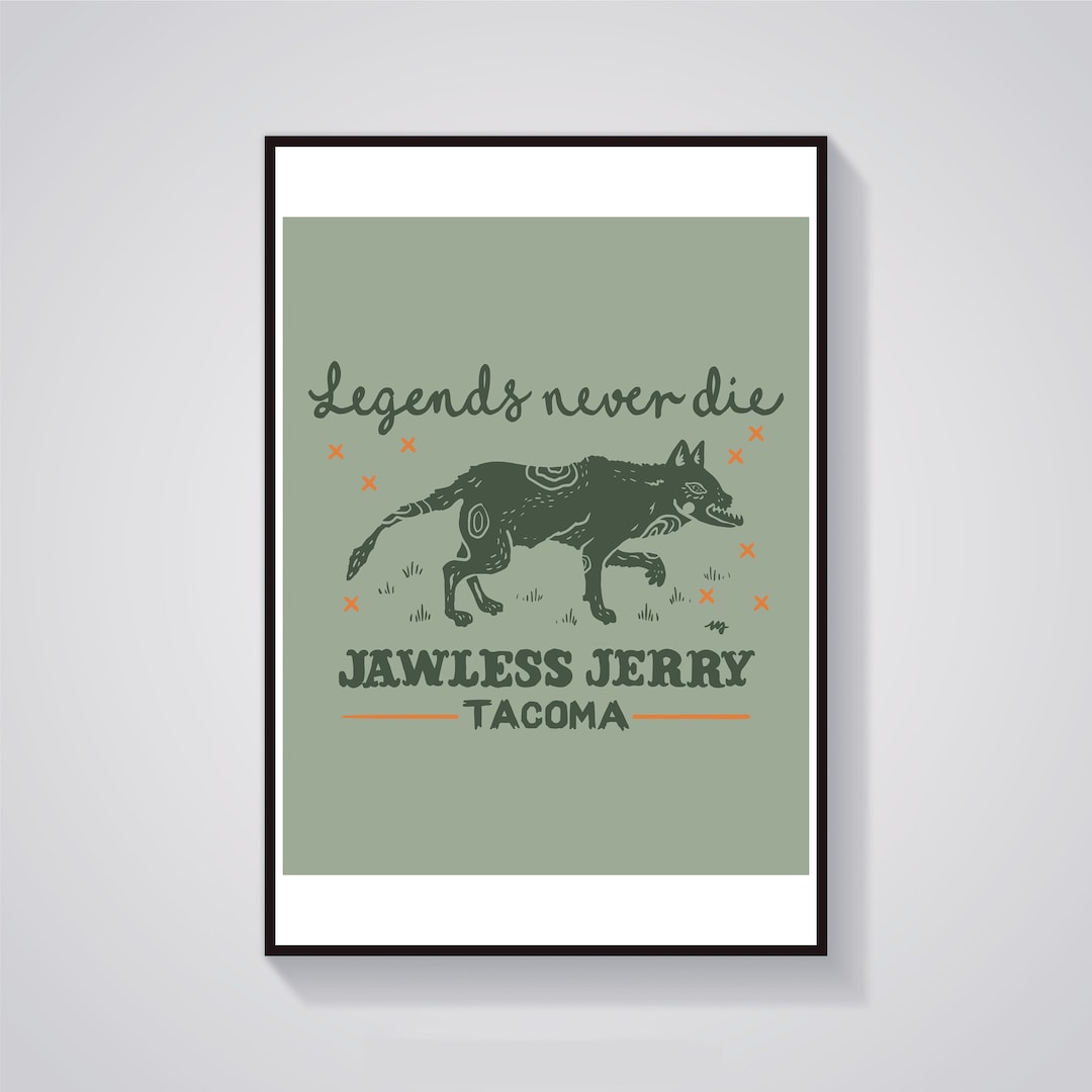 Tacoma Jawless Jerry Legend 8X10 Giclee Print - Etsy