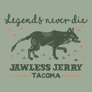 Tacoma Jawless Jerry Legend 8X10 Giclee Print - Etsy