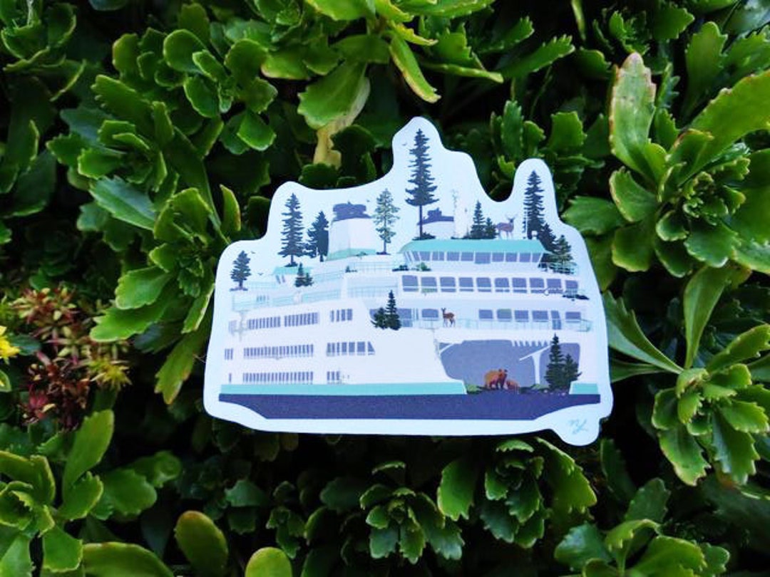 Wilderness Ferry 3 x 25 Sticker - Etsy Österreich