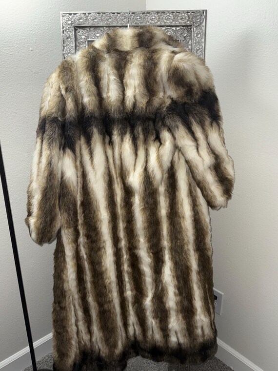 Olympia Vintage Faux Fur Coat - Gem