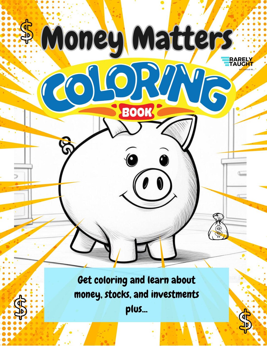 Coloring Book, Money Matters – Financial Literacy for Kids, Fun ...