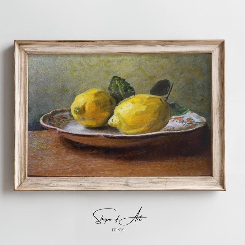 Lemon Still Life - Etsy