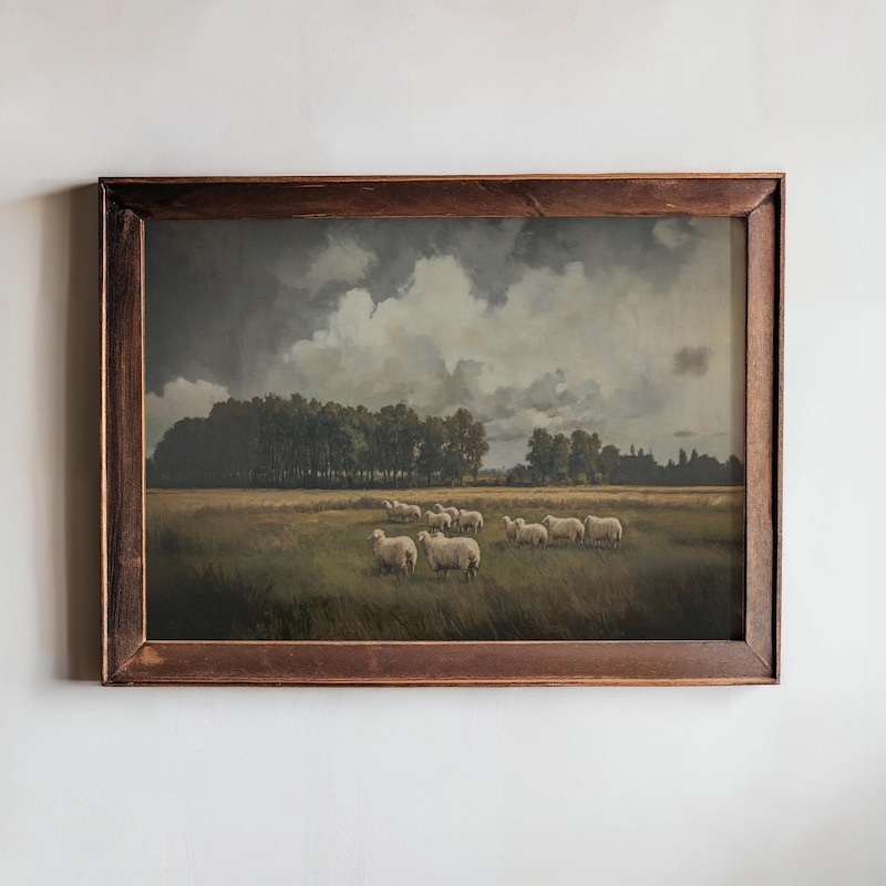 Landscape Sheep Printable - Etsy