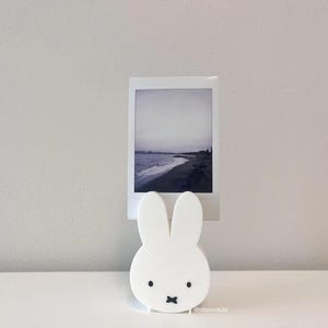 Miffy White Bunny Photo Stand & Polaroid Display Holder | Customize ...