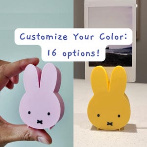 Miffy White Bunny Photo Stand & Polaroid Display Holder | Customize ...