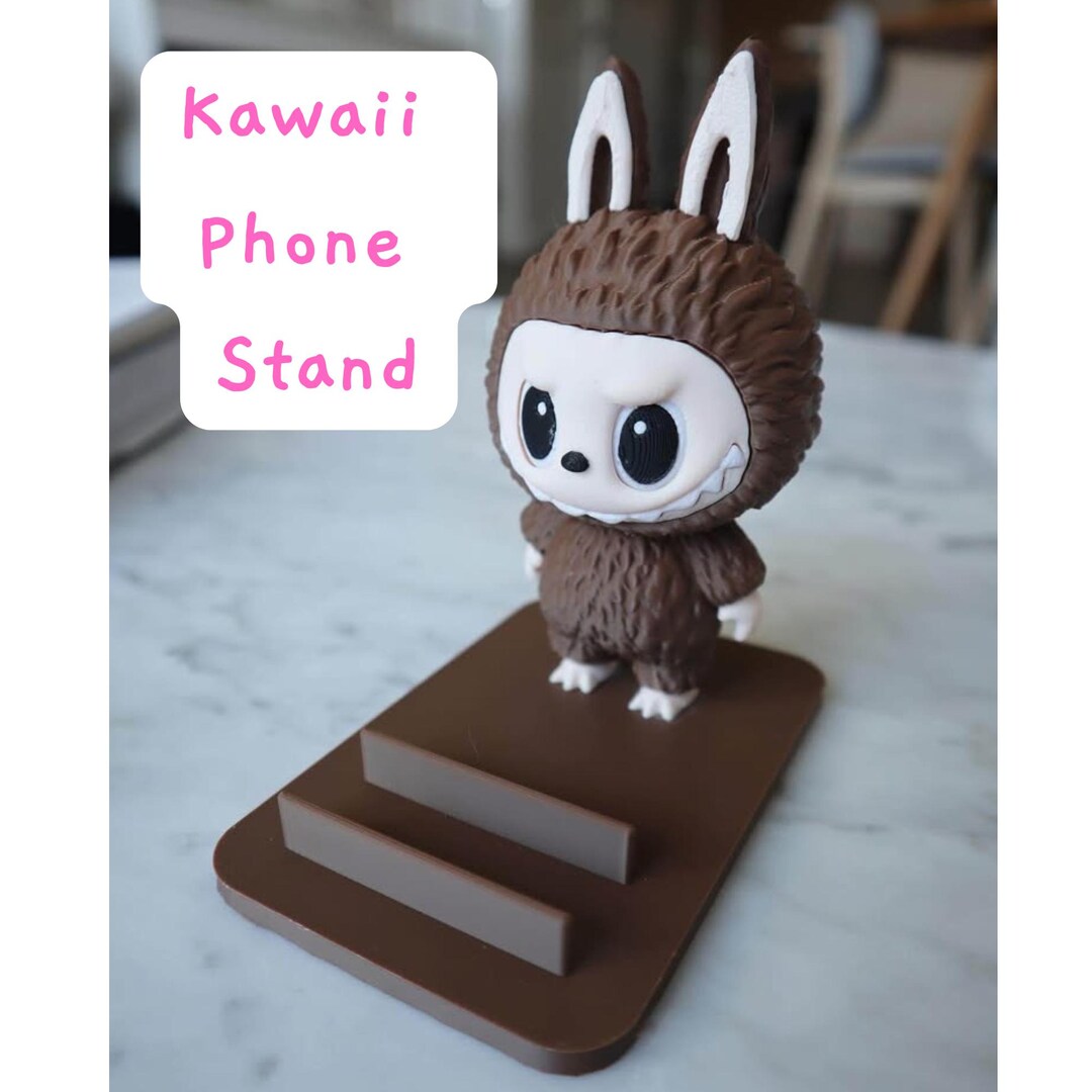 Labubu Phone Stand | 2 Angles | Custom Color | Vertical + Horizontal ...