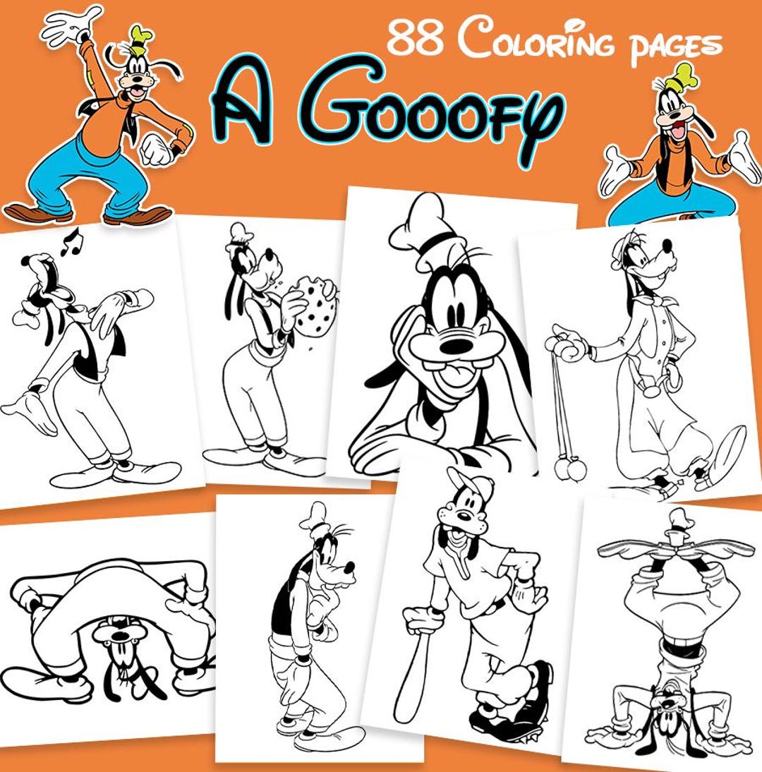 Goofy Coloring Pages, Disney Movie Coloring Pages, Children Coloring ...