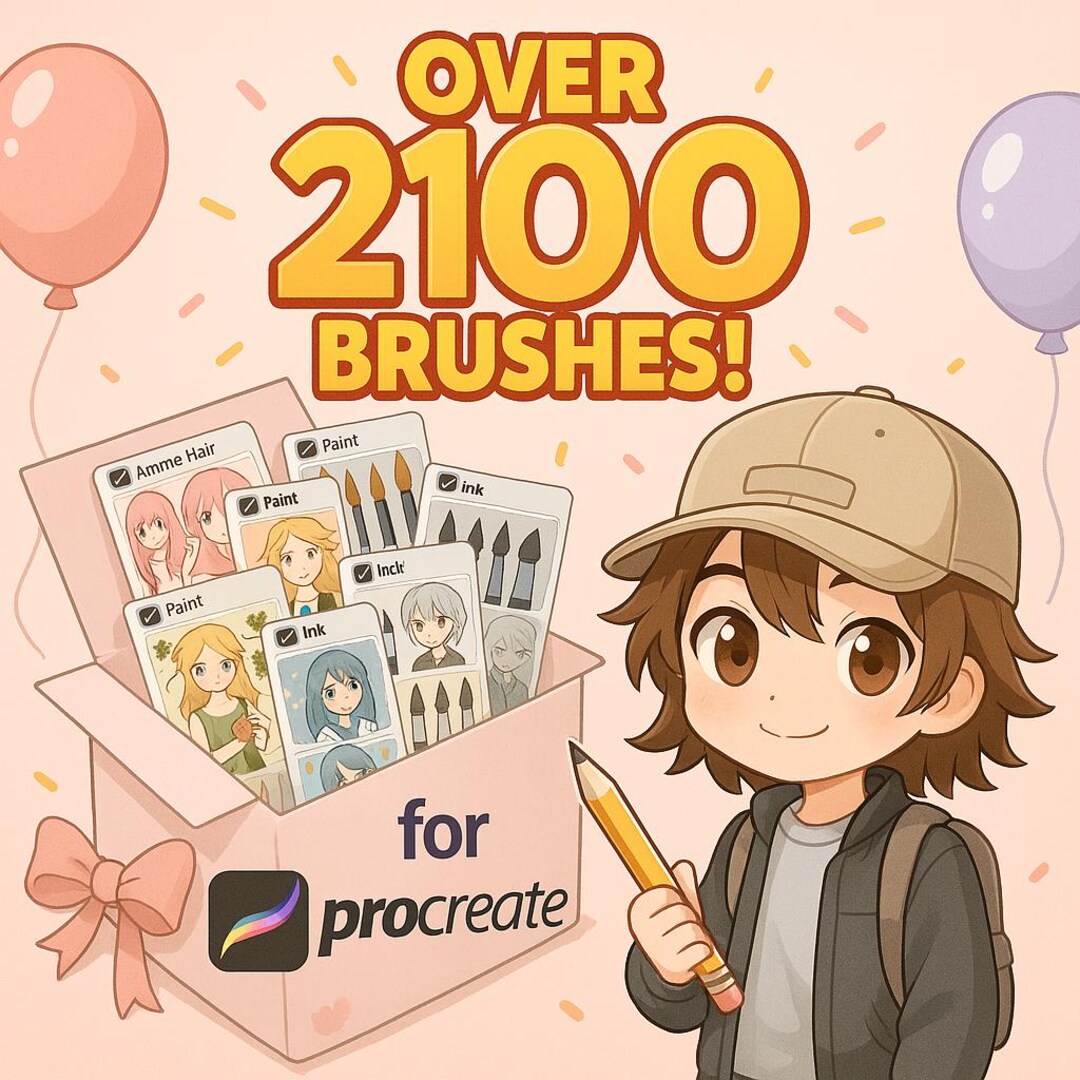 Procreate Brushes: Ultimate Collection 2100+ Procreate Brushes and Textures | One of the Biggest ...