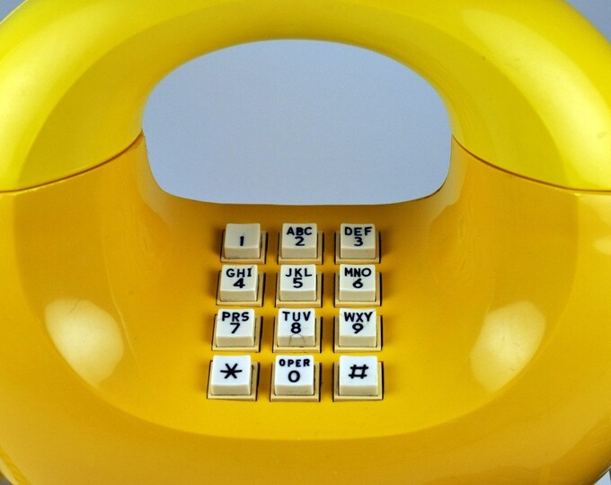 Sculptura Phone in Yellow - Etsy