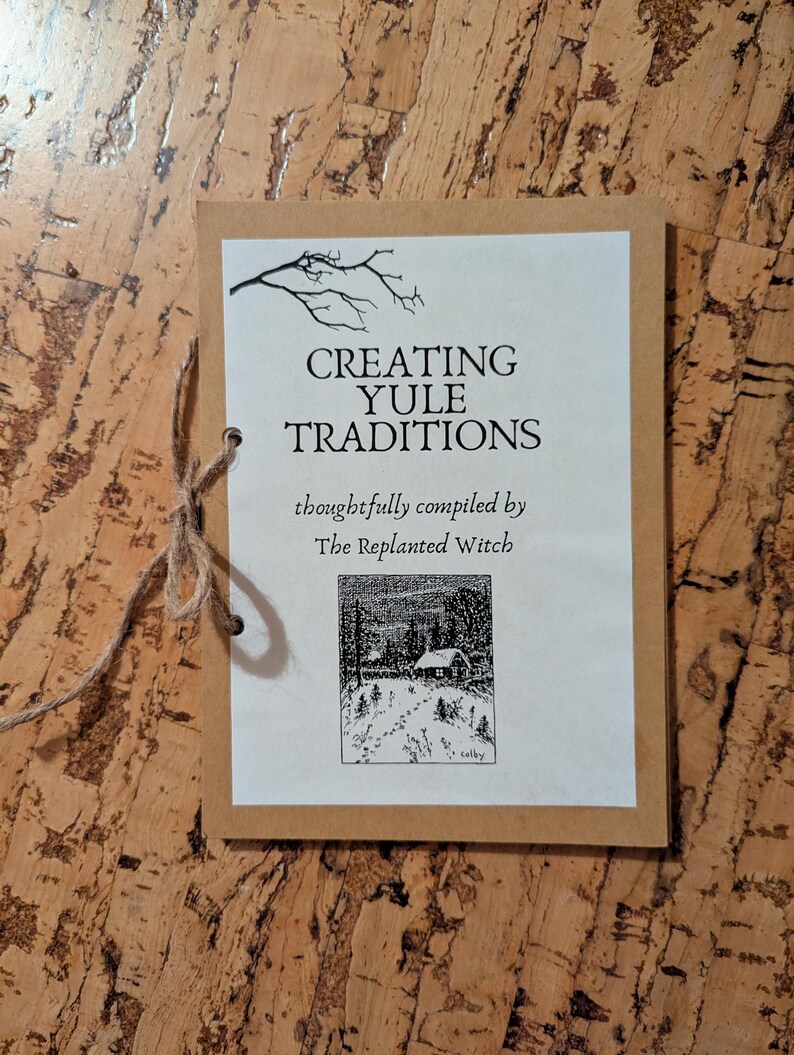 Booklet: Yule Traditions - Etsy