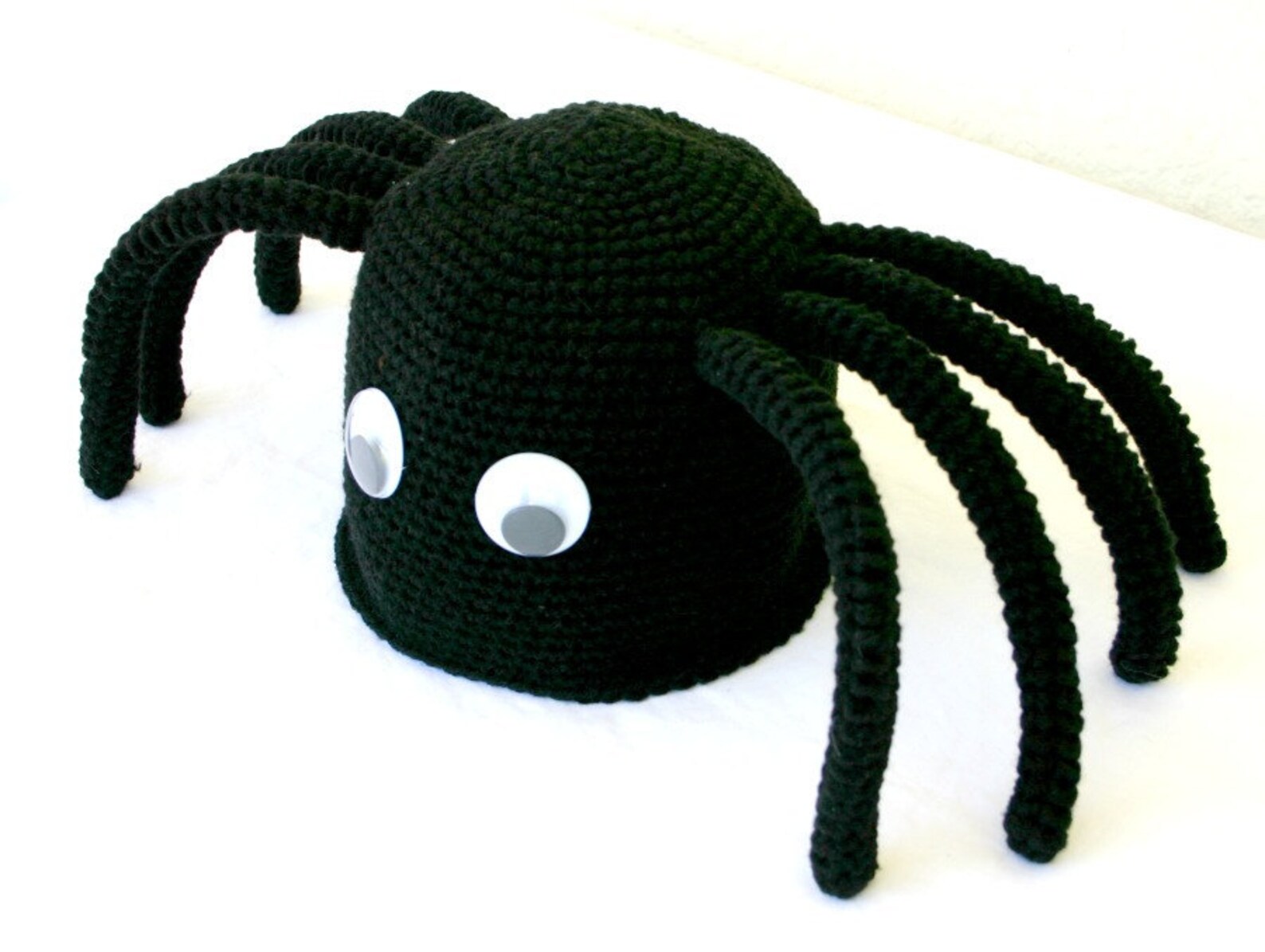 Adult Spider Hat PDF Crochet PATTERN Beanie Fall Black Holiday - Etsy