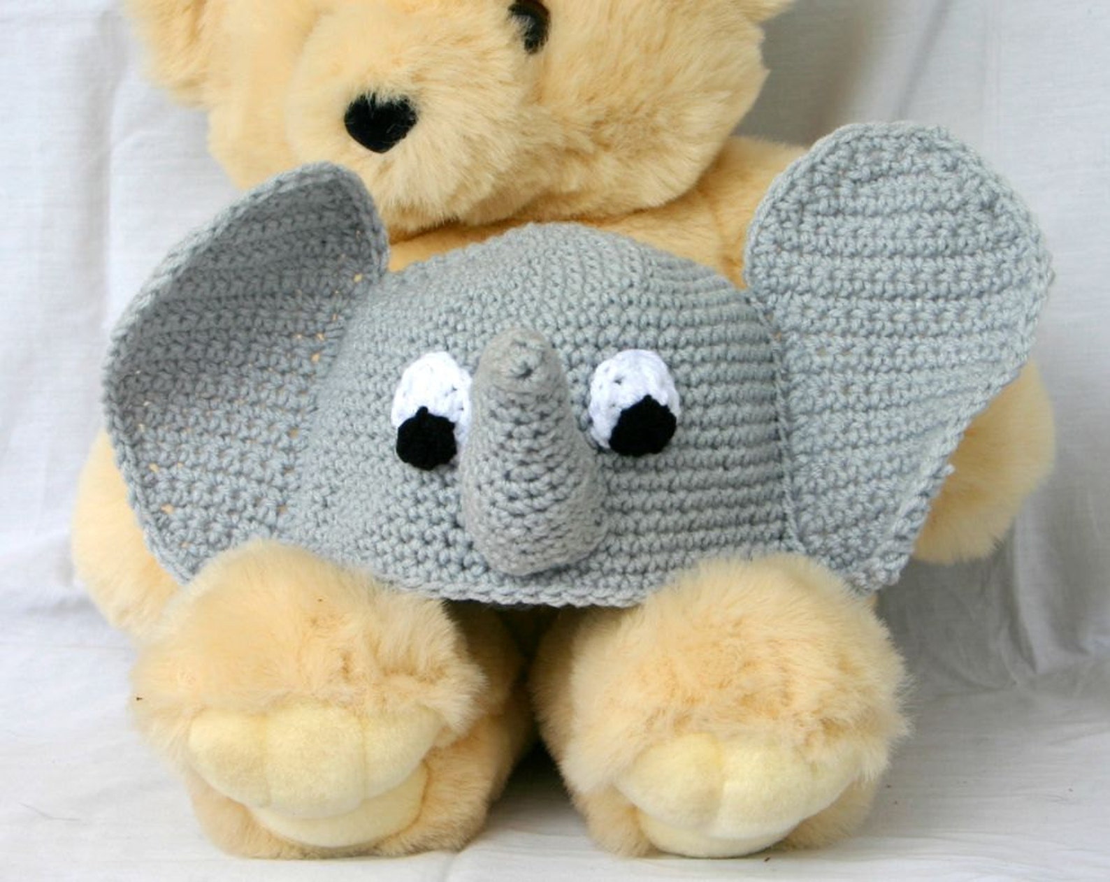 Baby Toddler Elephant Hat PDF Crochet PATTERN 6-36 Months - Etsy