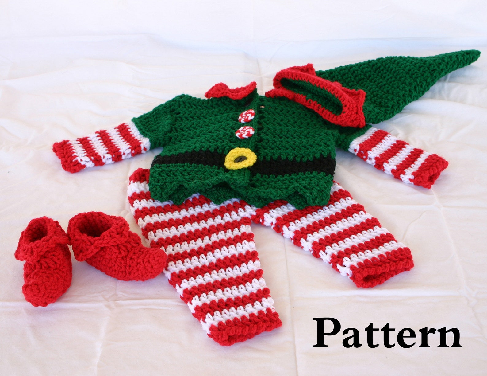 Baby Elf Costume PDF Crochet PATTERN 0-24 Month Size Infant - Etsy