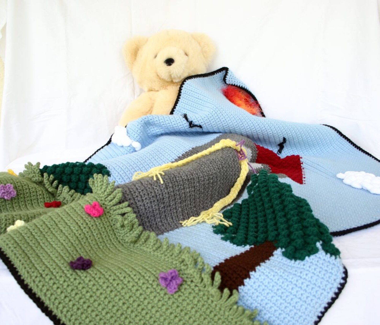 Crochet Rapunzel Afghan Kid Throw Blanket Toddler Playmat Rug - Etsy