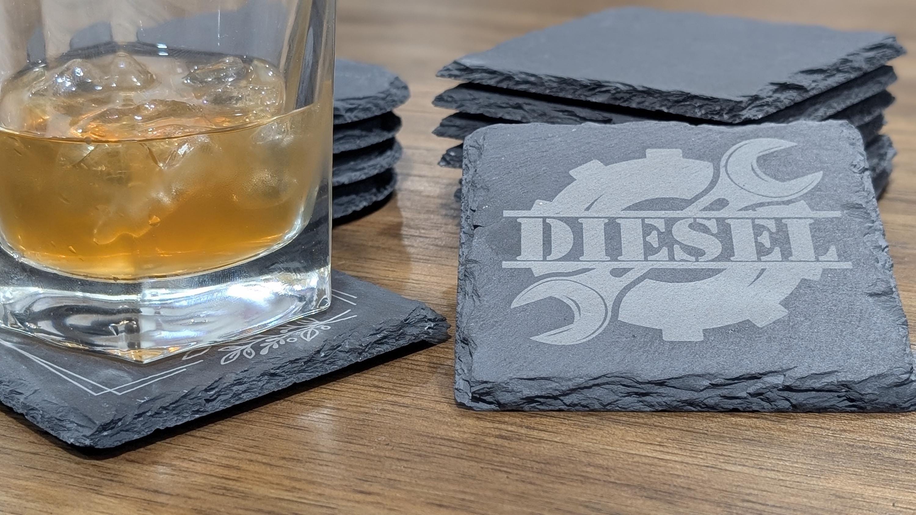 Personalized Coaster Set - Unique Wedding or Engagement Present ...